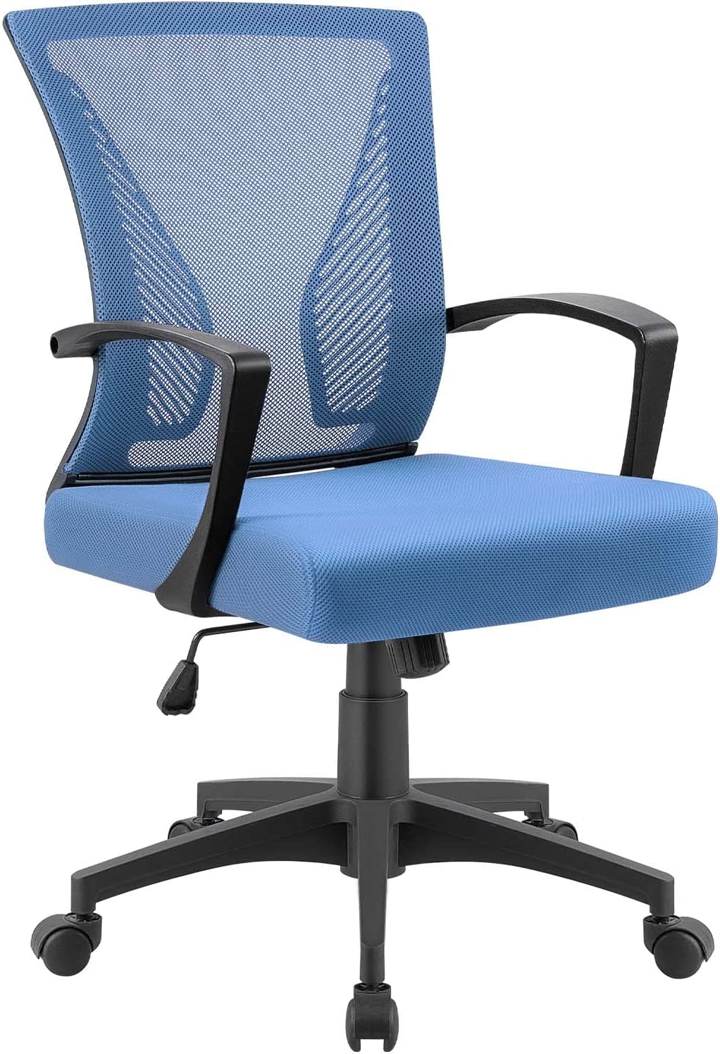 WANGBOY Furniwell Office Chair Home Office Desk Chair Mid Back Mesh ...