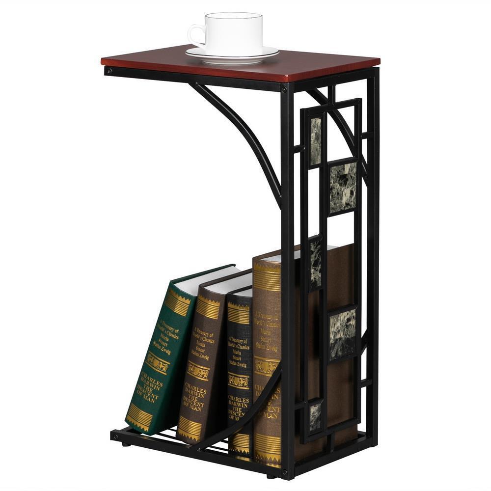 WANGBOY High Quality Sofa Snack Table Wood TV Bed Slide Couch Dinner ...