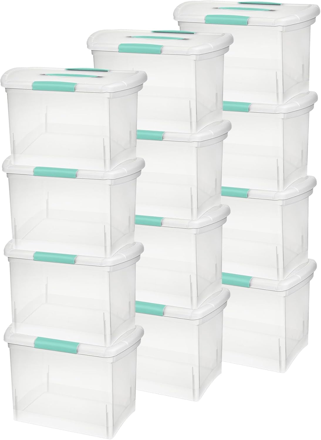 WANGBOY Large Nesting ShowOffs Stackable Storage Bin, Latching ...
