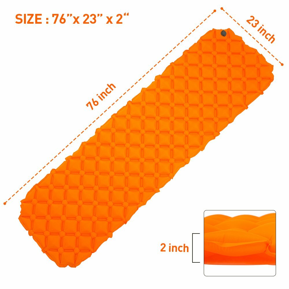WANGBOY Waterproof Sleeping Pad for Camping/Backpacking/Hiking ...