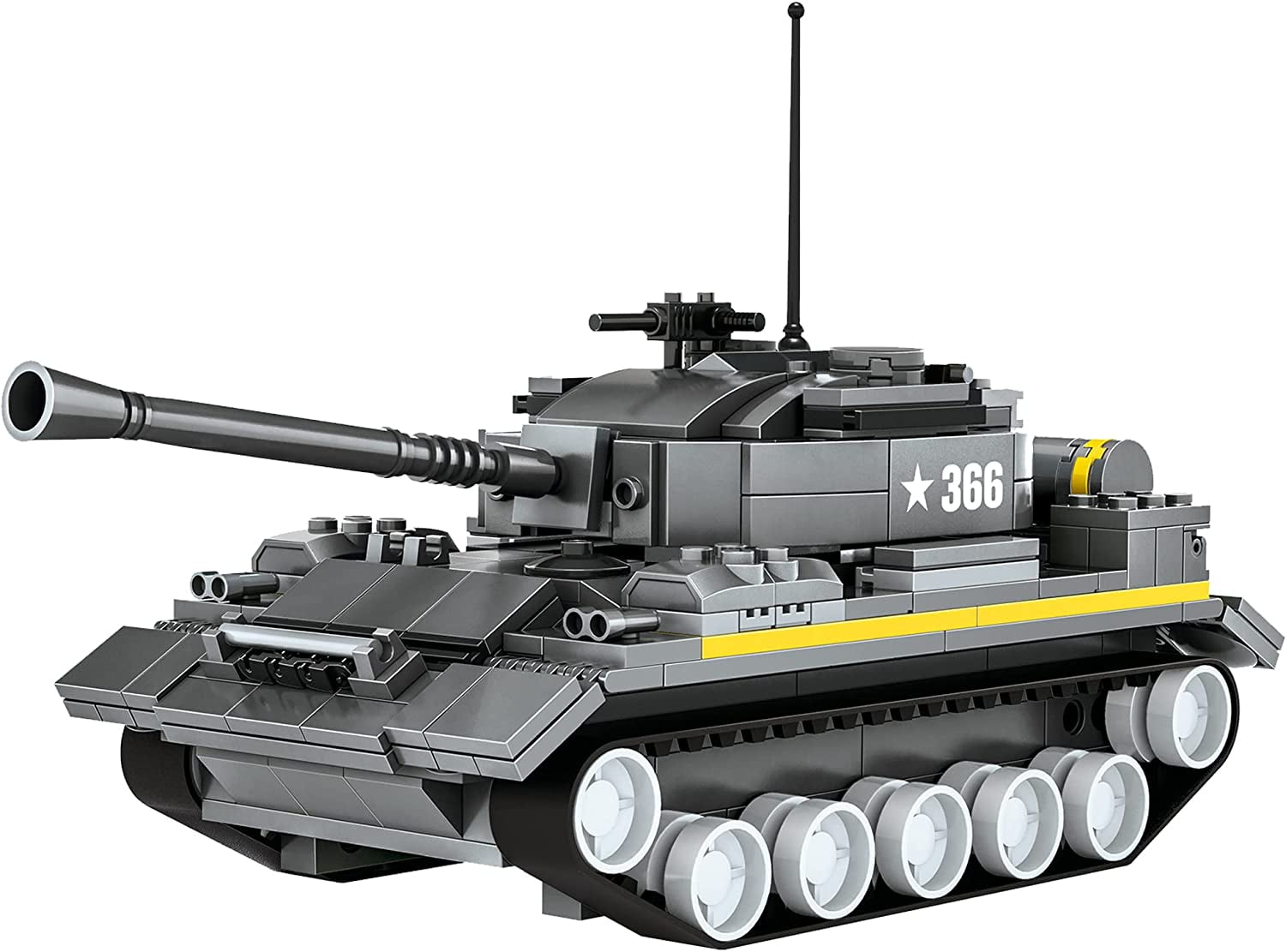 WANGE 3660 US Army Heavy Battle Tank Building Block Set, 340 pcs, ABS ...