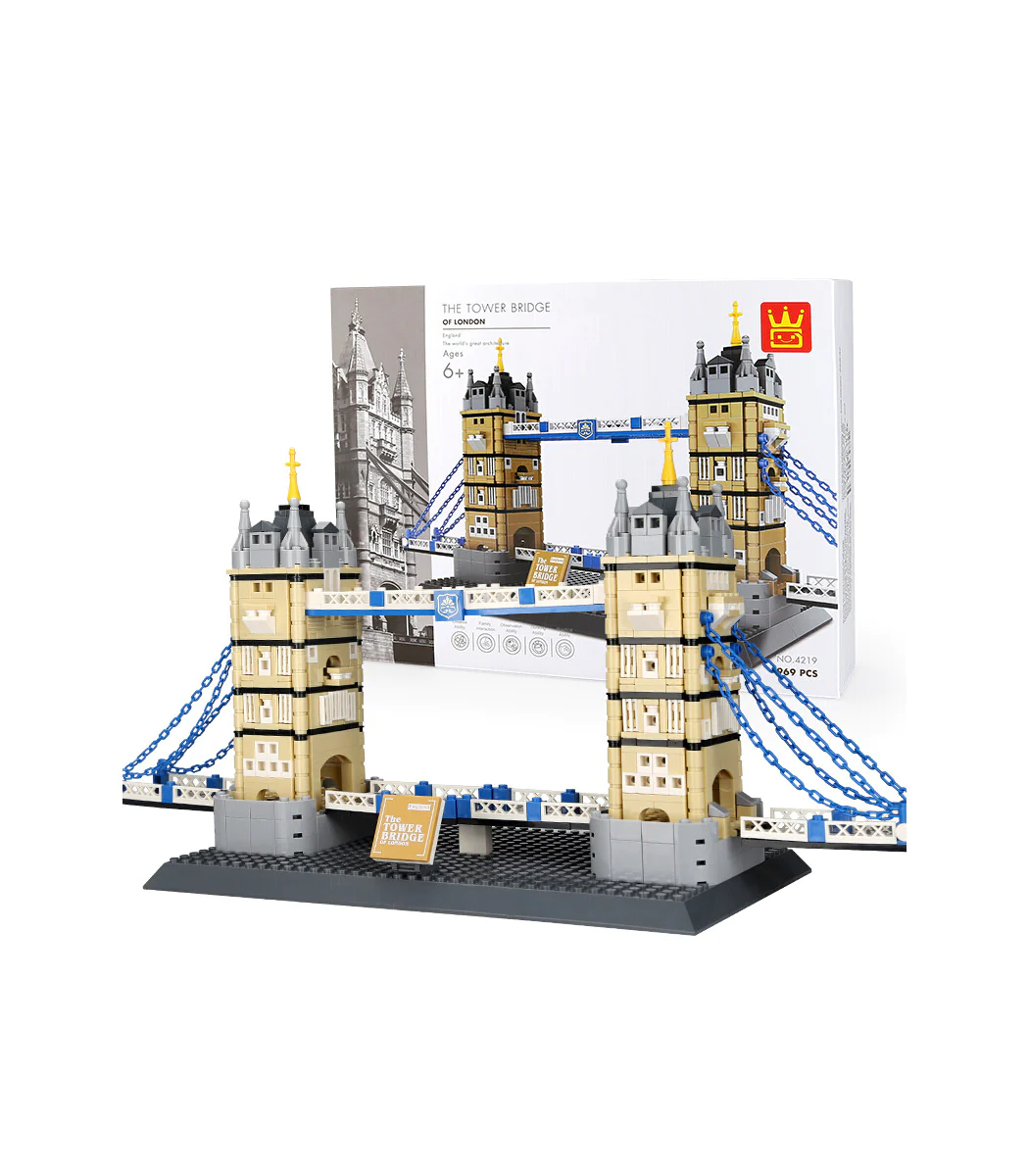 WANGE 4219 The Tower Bridge of London Building Block Set - Walmart.com