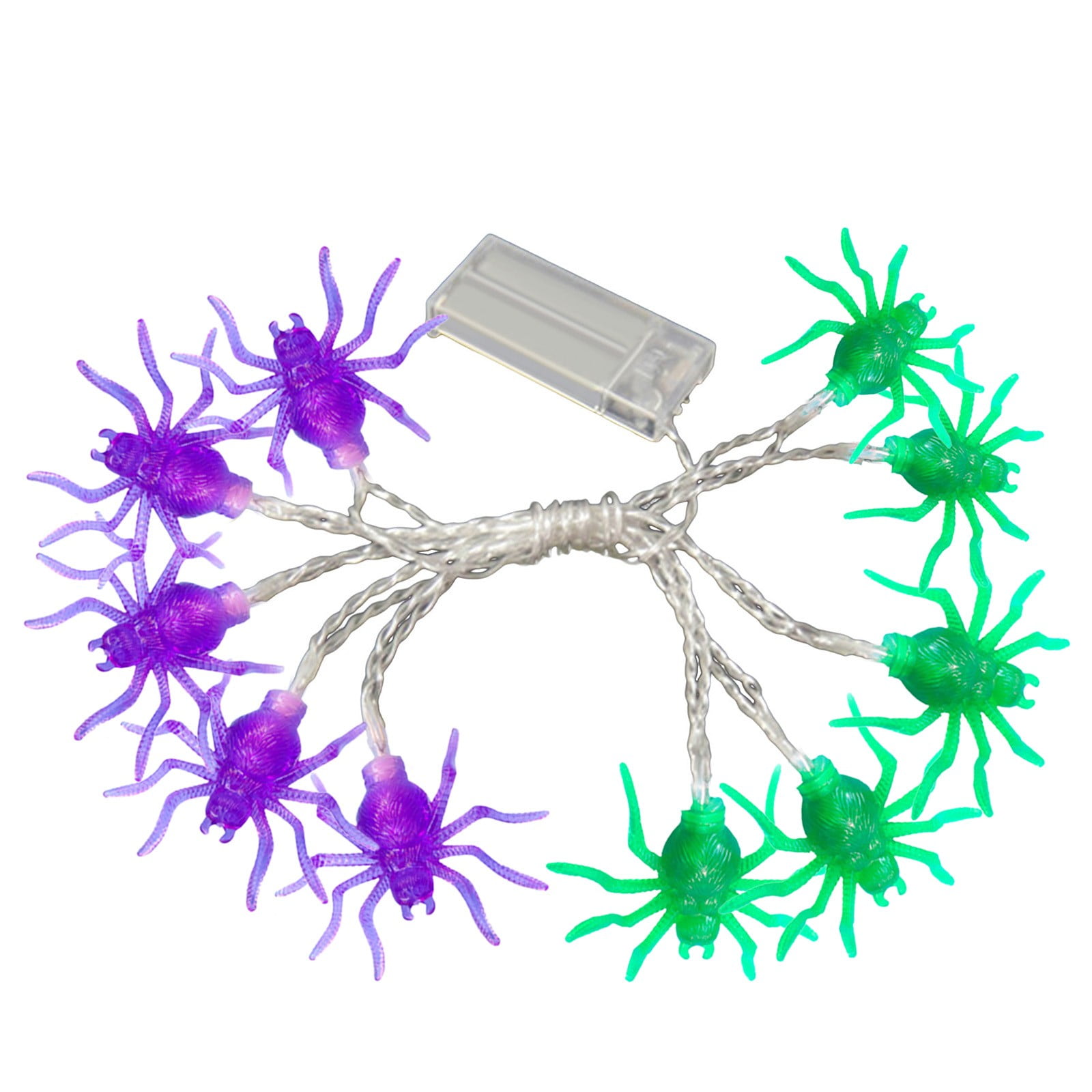 WANGJIAOID 1.6M Colorful Spiderr String Lights Battery And Solar ... WANGJIAOID 1.6M Colorful Spiderr String Lights Battery And Solar ...