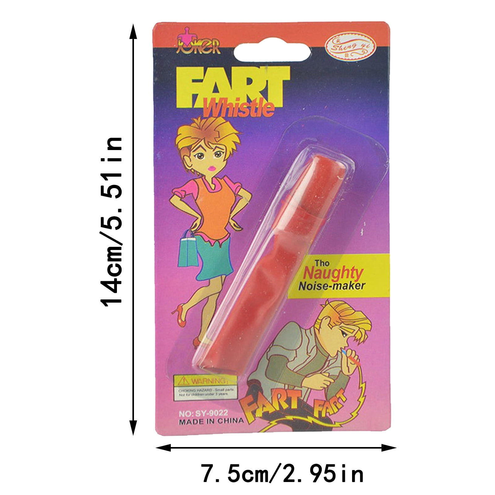 WANGJIAOID 1pcs Fart Whistle Novelty Toy Noise Sound Jokes Gags Prank ...