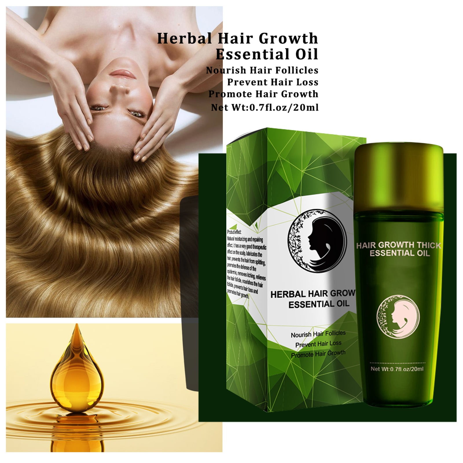 WANGJIAOID 2k21 Hair Strengthening Oil With & Oils Nourishing For Split ...