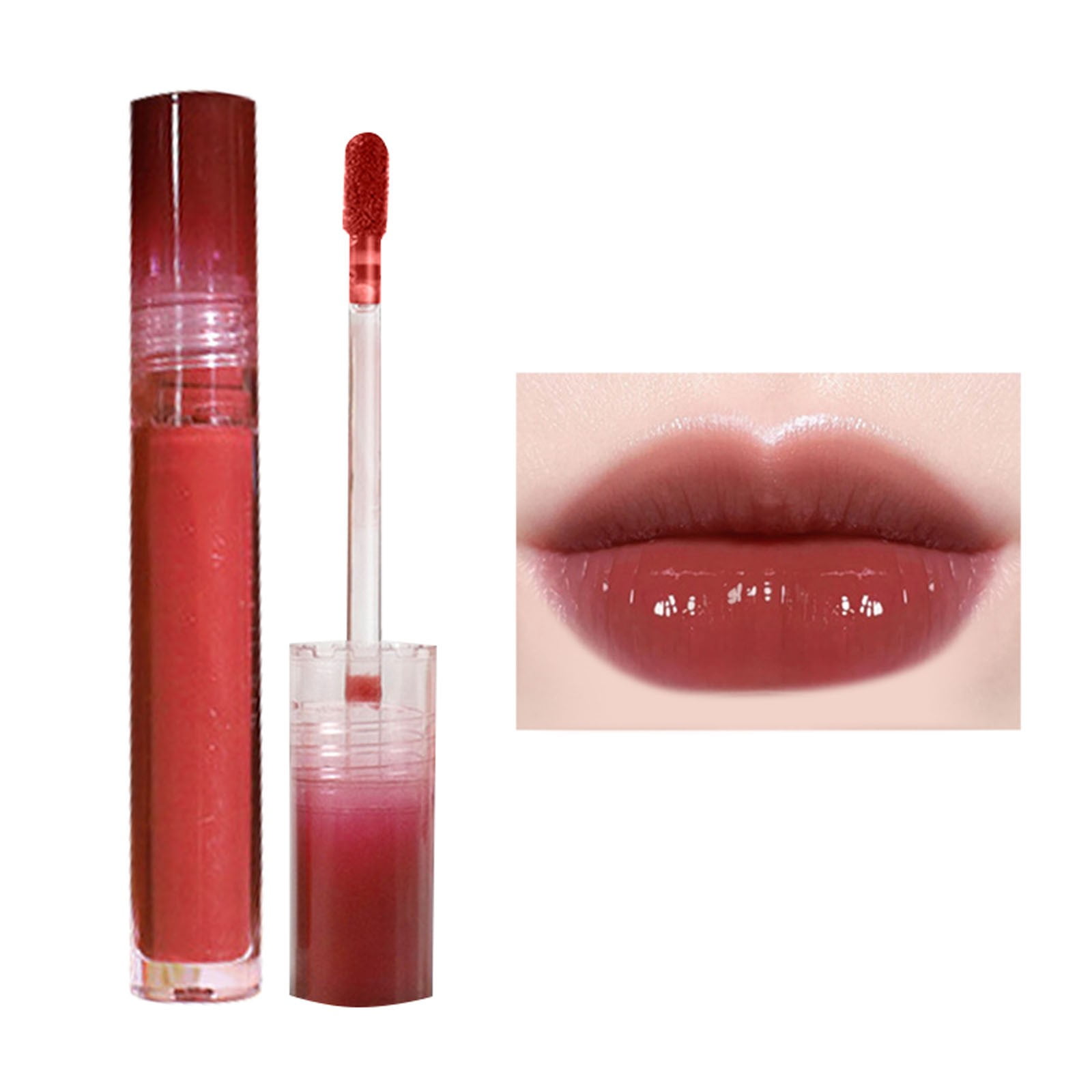 Wangjiaoid 6colors Optional Velvet Soft Lip Glaze Moisturizing Easy To