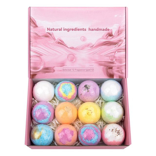 WANGJIAOID Bath Crumble Set Of Bath Box Bath Bombs Bath Explosion Bath ...