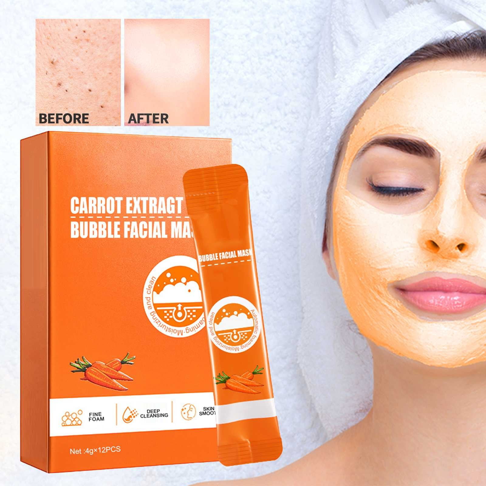 WANGJIAOID Carrot Pore Purifying Bubble Facial Care Firms Delicate ... WANGJIAOID Carrot Pore Purifying Bubble Facial Care Firms Delicate ...