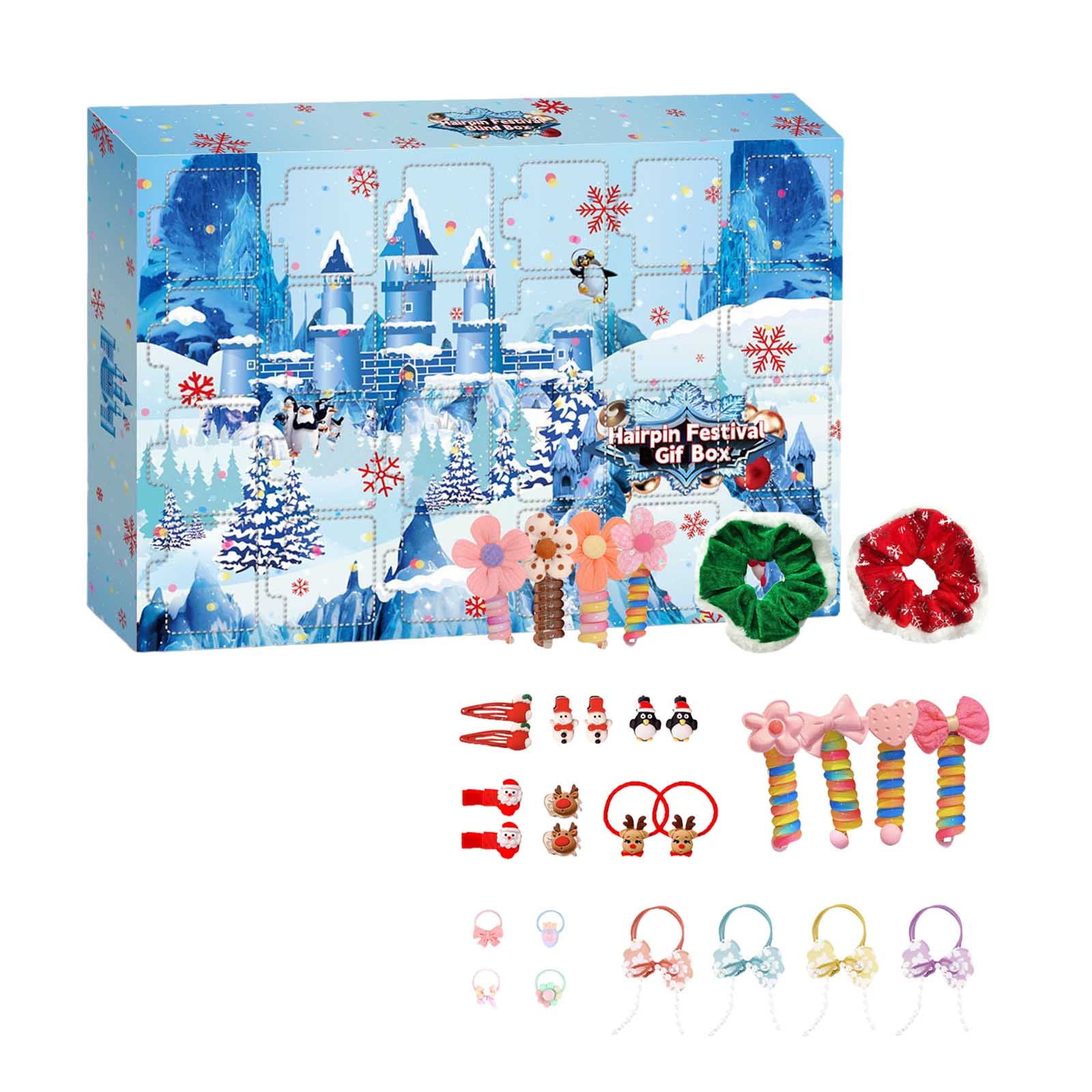 WANGJIAOID Christmas Blind Children's Jewelry Advent Hand Held 24 Grid ... WANGJIAOID Christmas Blind Children's Jewelry Advent Hand Held 24 Grid ...