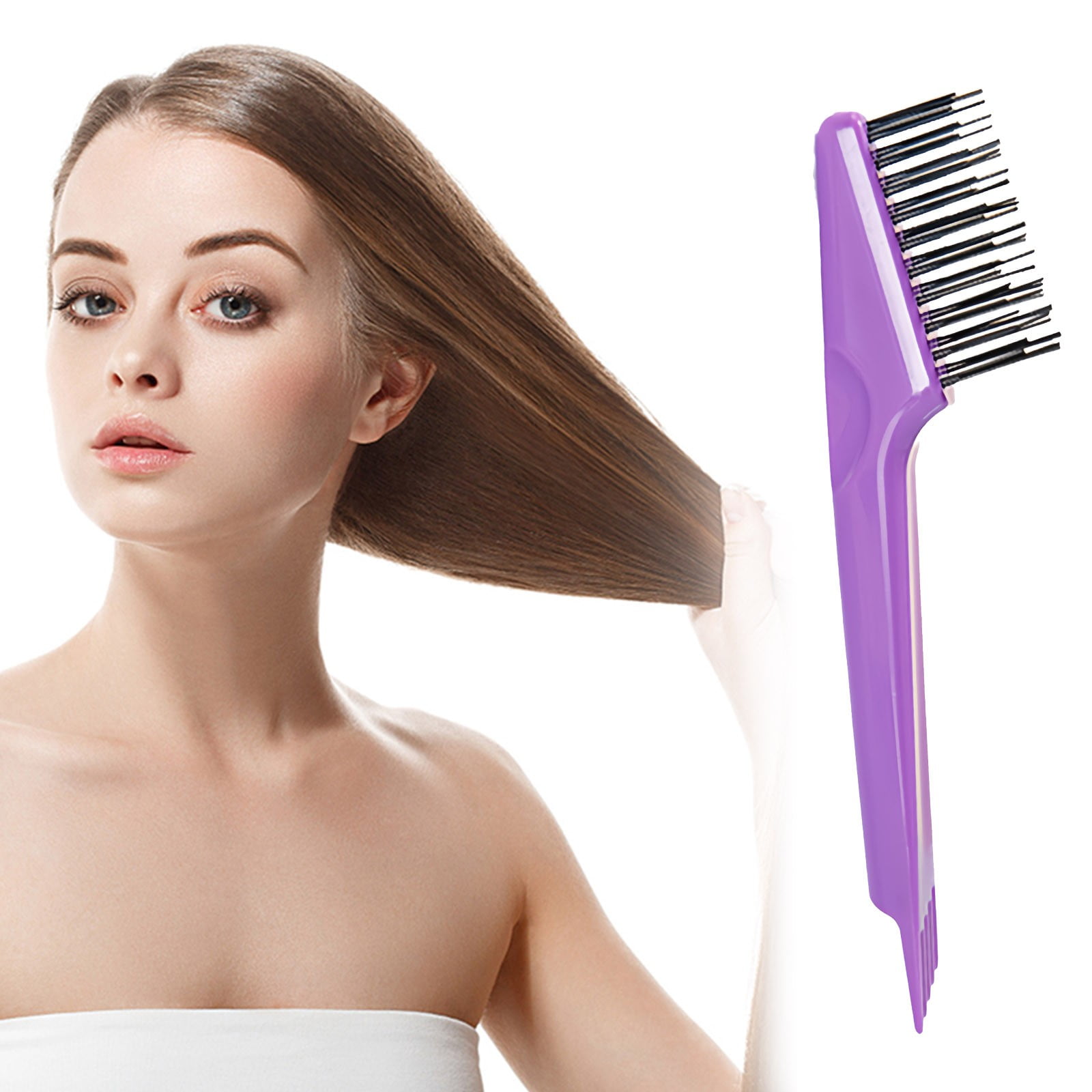 WANGJIAOID Hair Brush Cleaning Tool Comb Cleaning Brush Comb Cleaner ...
