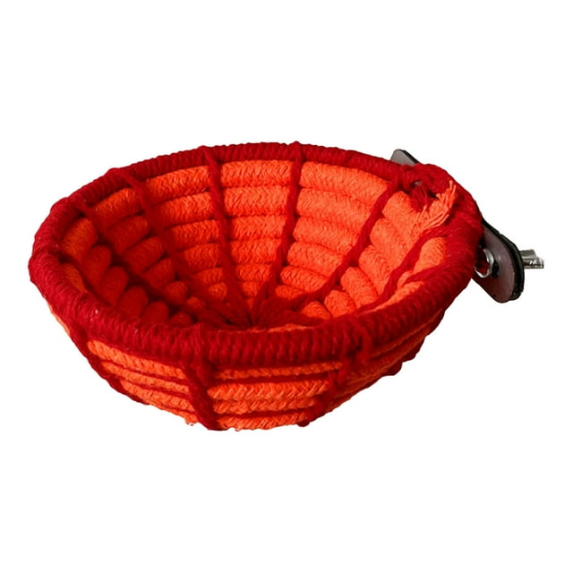 WANGJIAOID Handmade Coton Rope Bird Breeding Nest Bird Nest Cage For ... WANGJIAOID Handmade Coton Rope Bird Breeding Nest Bird Nest Cage For ...