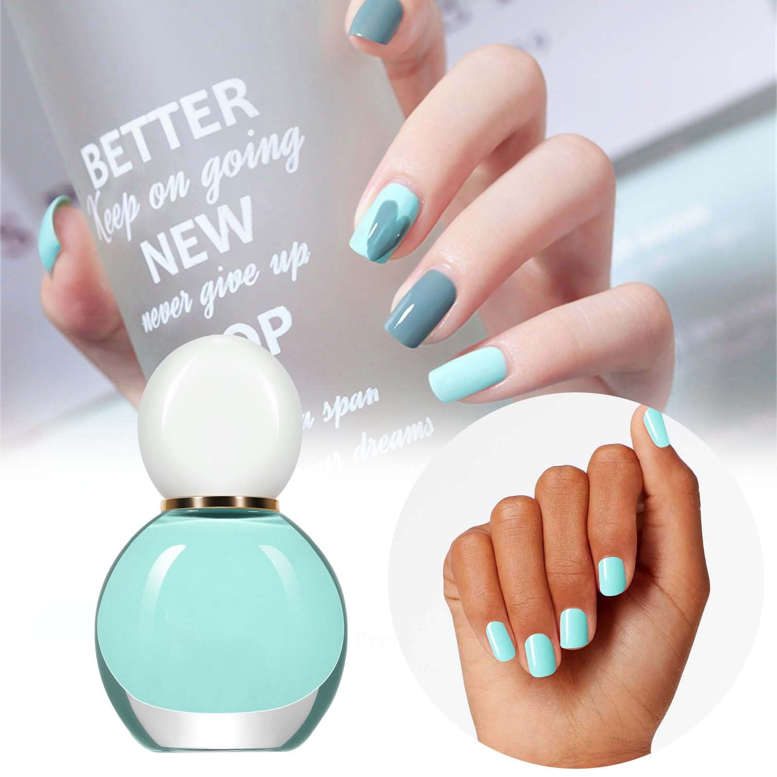 WANGJIAOID Jelly Gel Polish Nail Polish Long Lasting Non Baking Quick ...