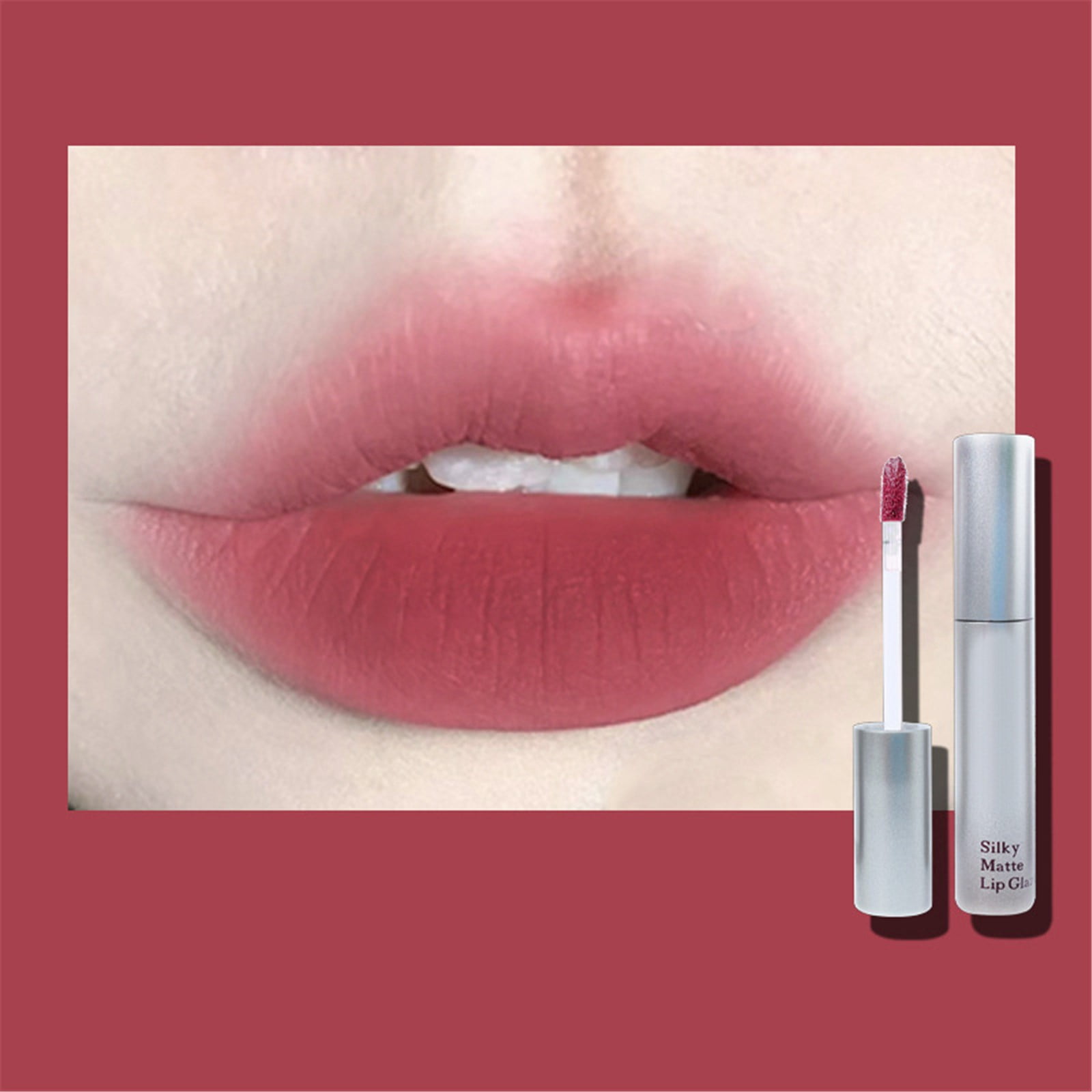 WANGJIAOID Kissing Roll on Lip Gloss Lipstick Classic Long Lasting ...