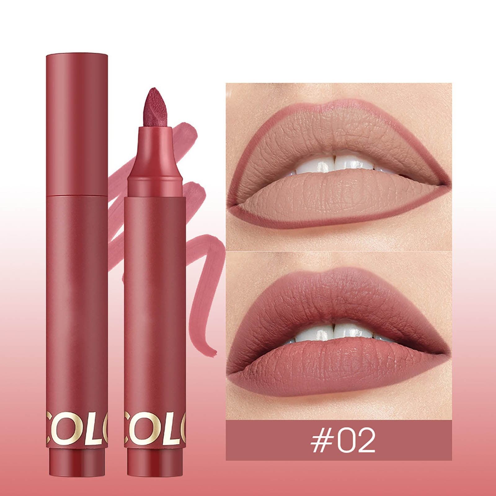 WANGJIAOID Lady Lipstick Tango 3 Color Lip Liner Liquid Lipstick Pen ... WANGJIAOID Lady Lipstick Tango 3 Color Lip Liner Liquid Lipstick Pen ...