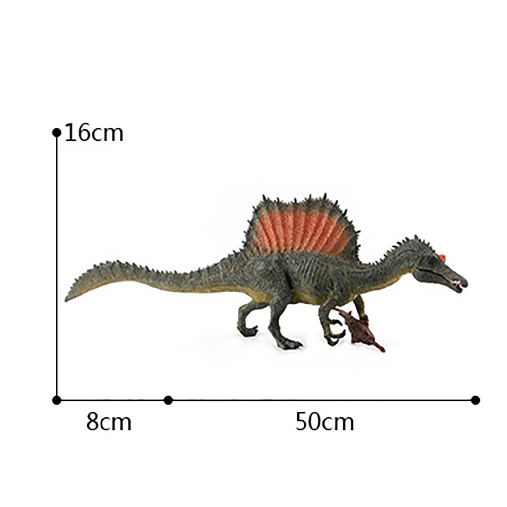 WANGJIAOID Larger Fishing Spinosaurus Dinosaur Model Figure Realistic ...