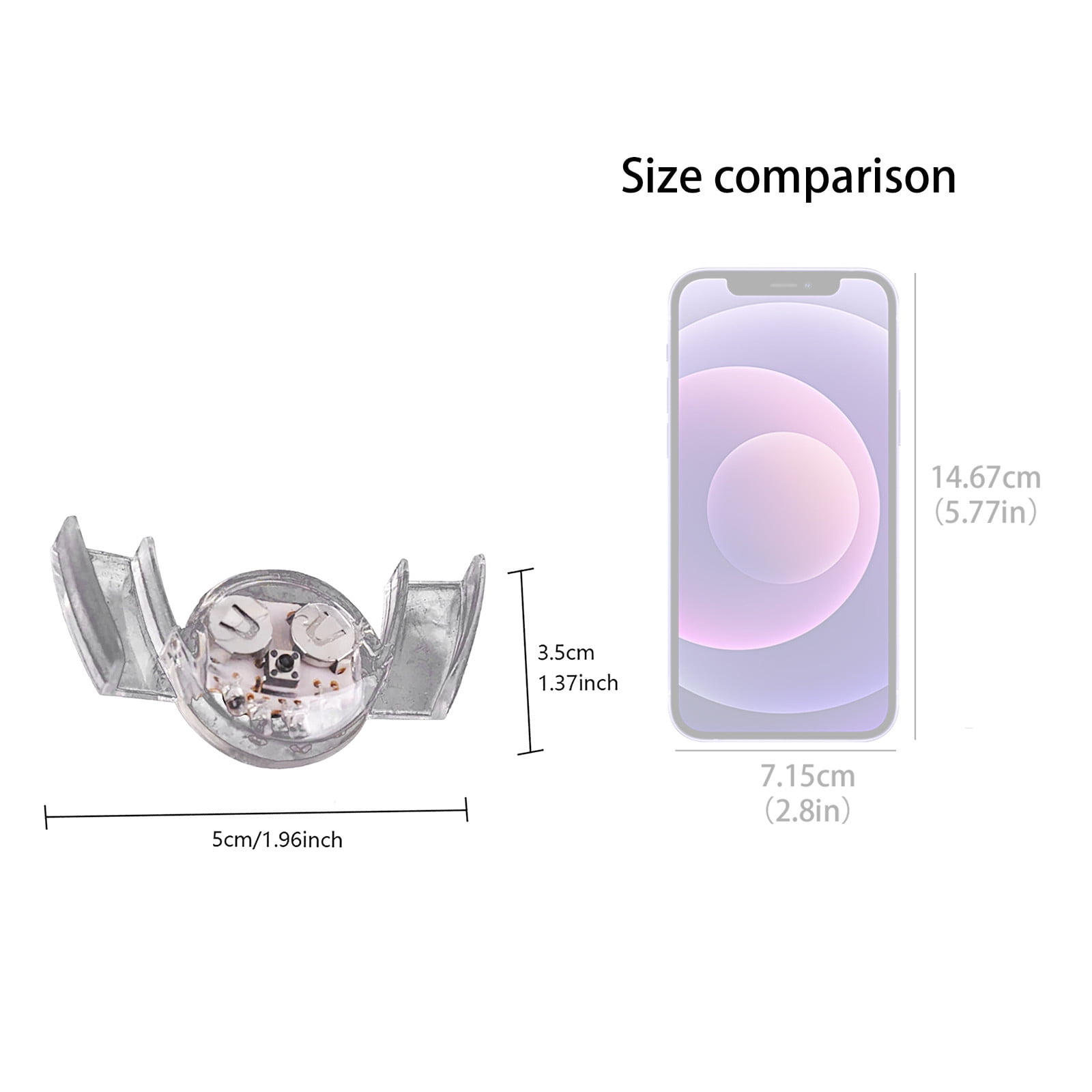 WANGJIAOID Led Flash Braces Luminous Dentures Four Color Flash New ...