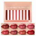Wangjiaoid Lip Liner Sharpener 8 Pack Lipstick Olive Glossy
