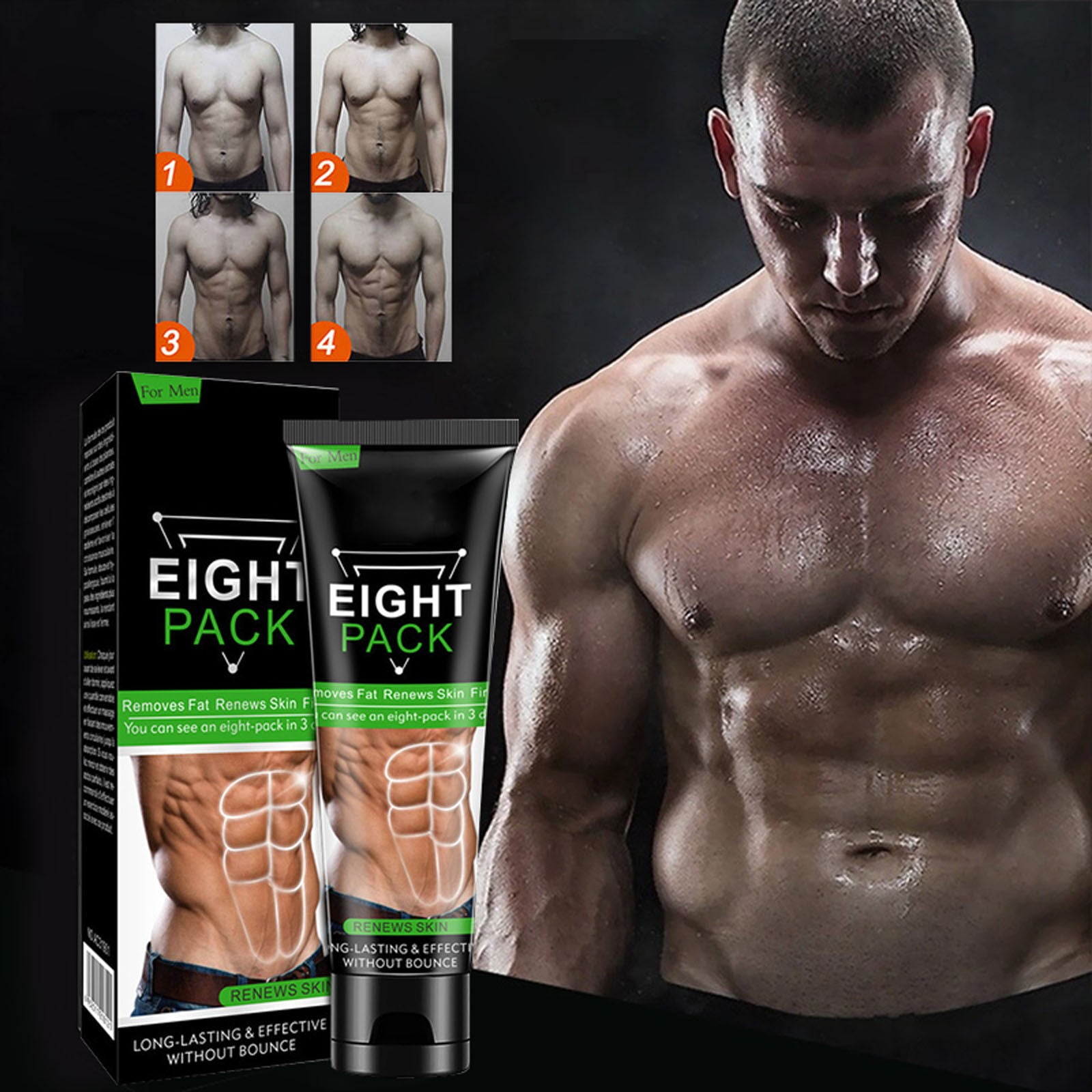 WANGJIAOID Men Women Abdominal Muscle Plaster Cellulite Plaster For ...