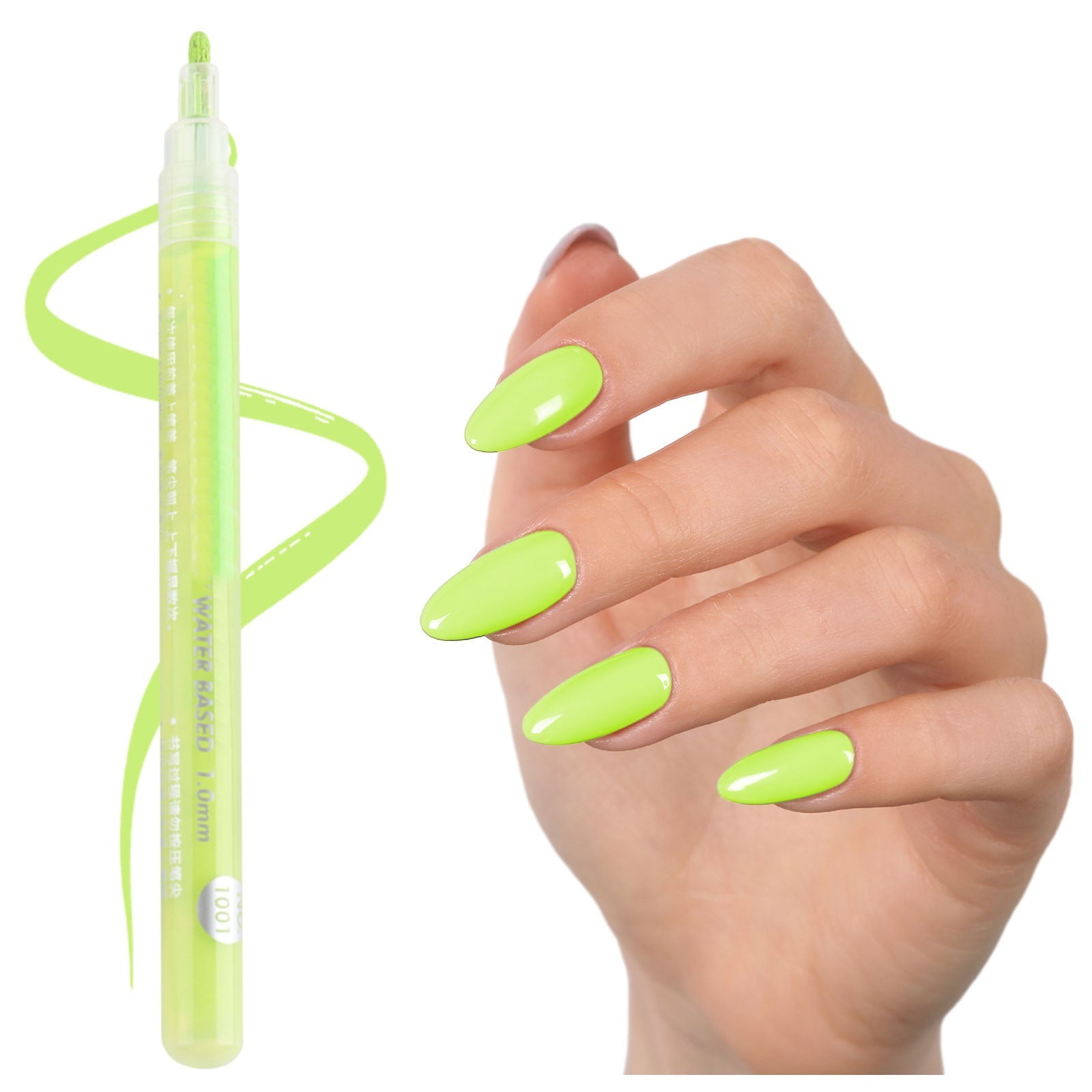 WANGJIAOID Nail Pens 12 Colors Acrylic Paint Pens Fine Tip Nail Pens ...