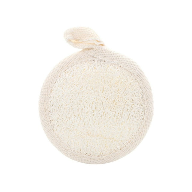 Wangjiaoid Natural Exfoliating Round Loofah Sponge Pads Made Of Natural