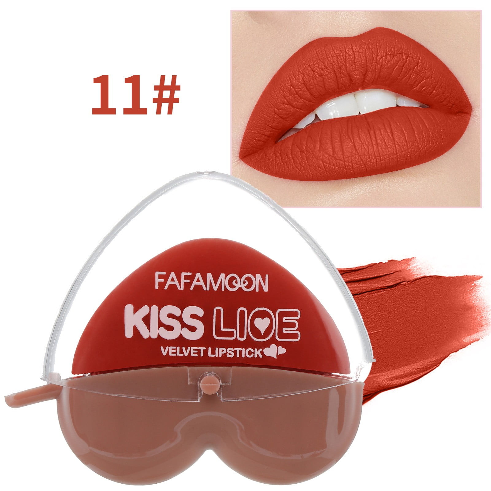WANGJIAOID Not A Flamethrower Lipstick Lazy Makeup Red Long Lasting Not ...