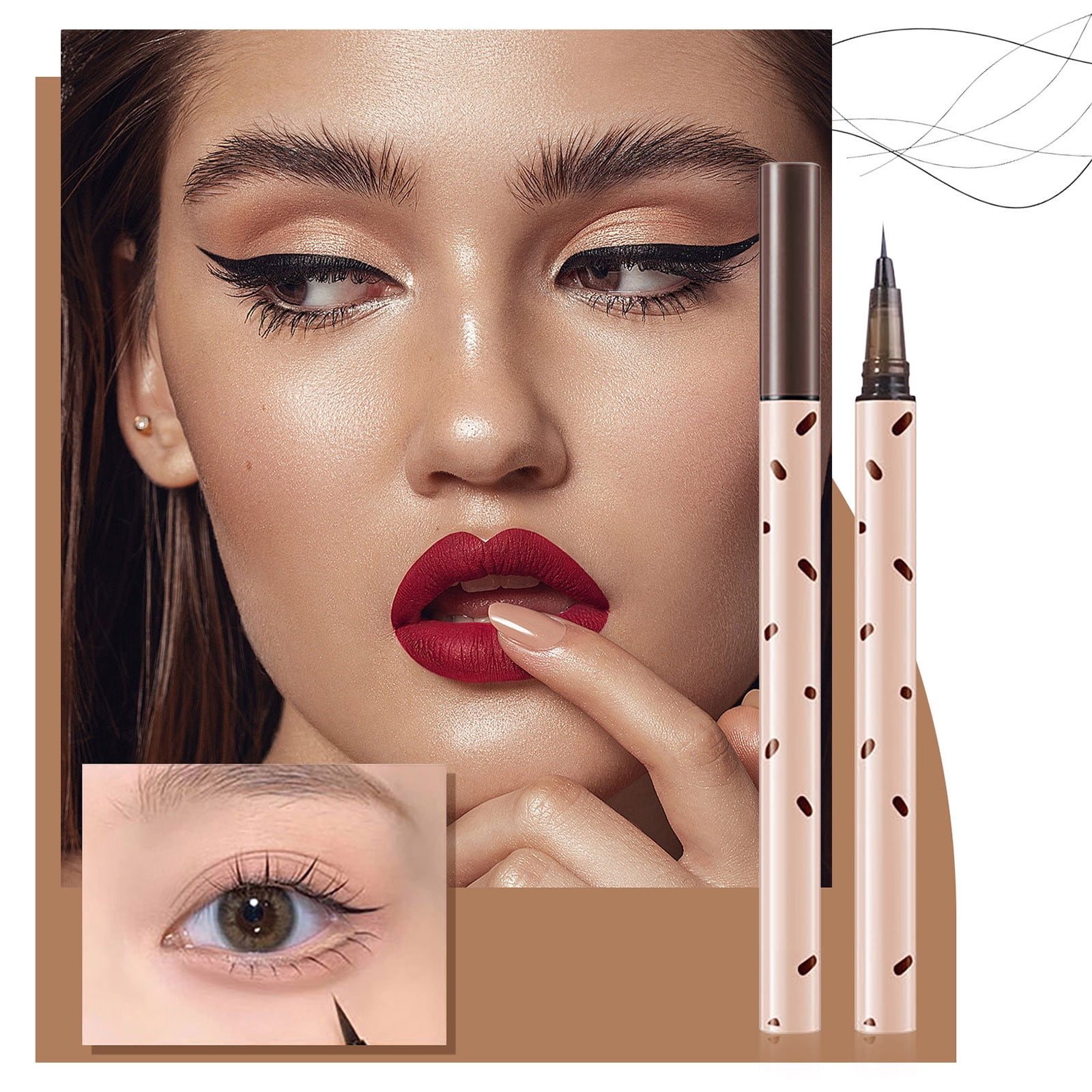 WANGJIAOID Outline As You Like Lower Eyelash Pencil Is Not Easy To ...