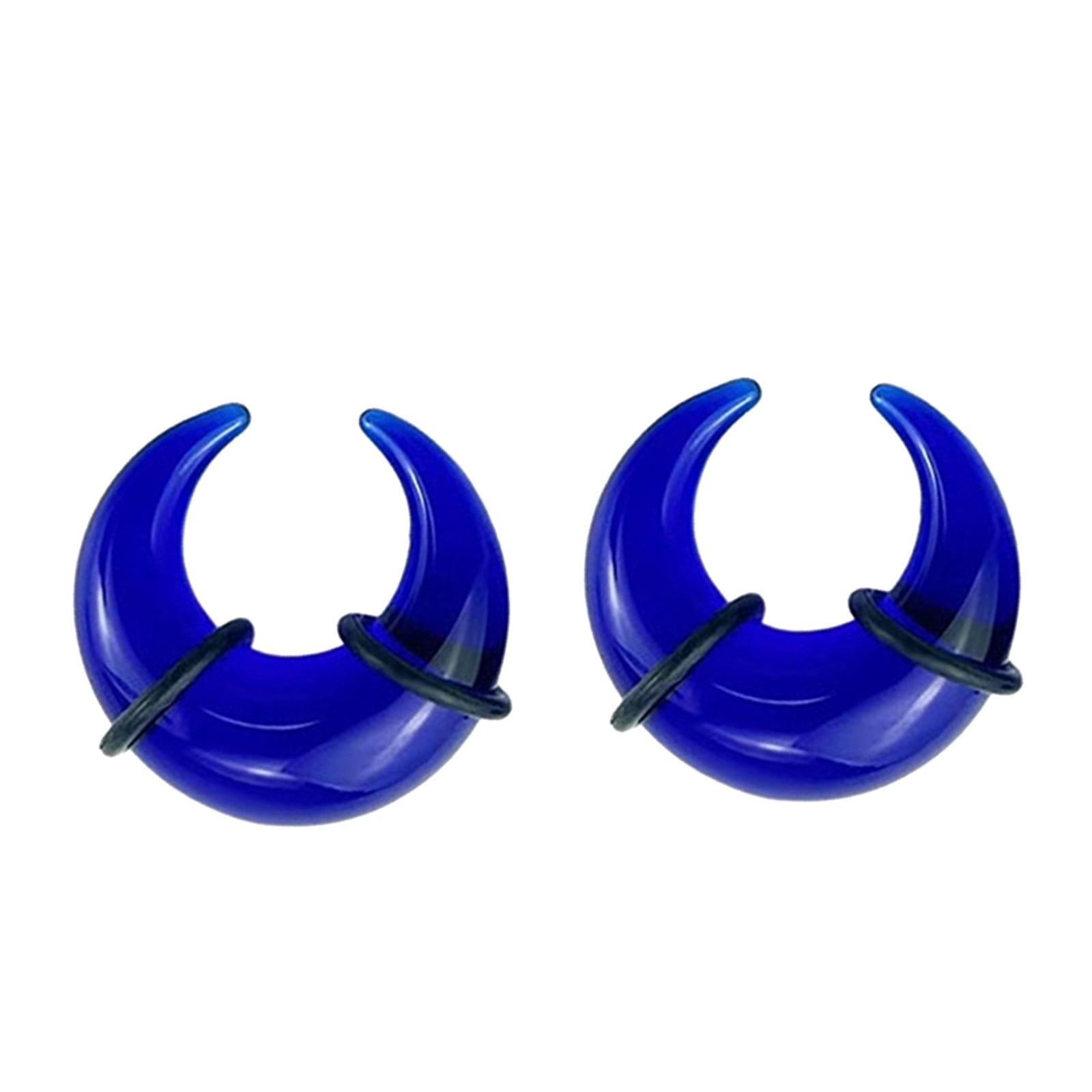 WANGJIAOID Piercings Jewelry Heart Chain Nose Piercing Black Septum ...