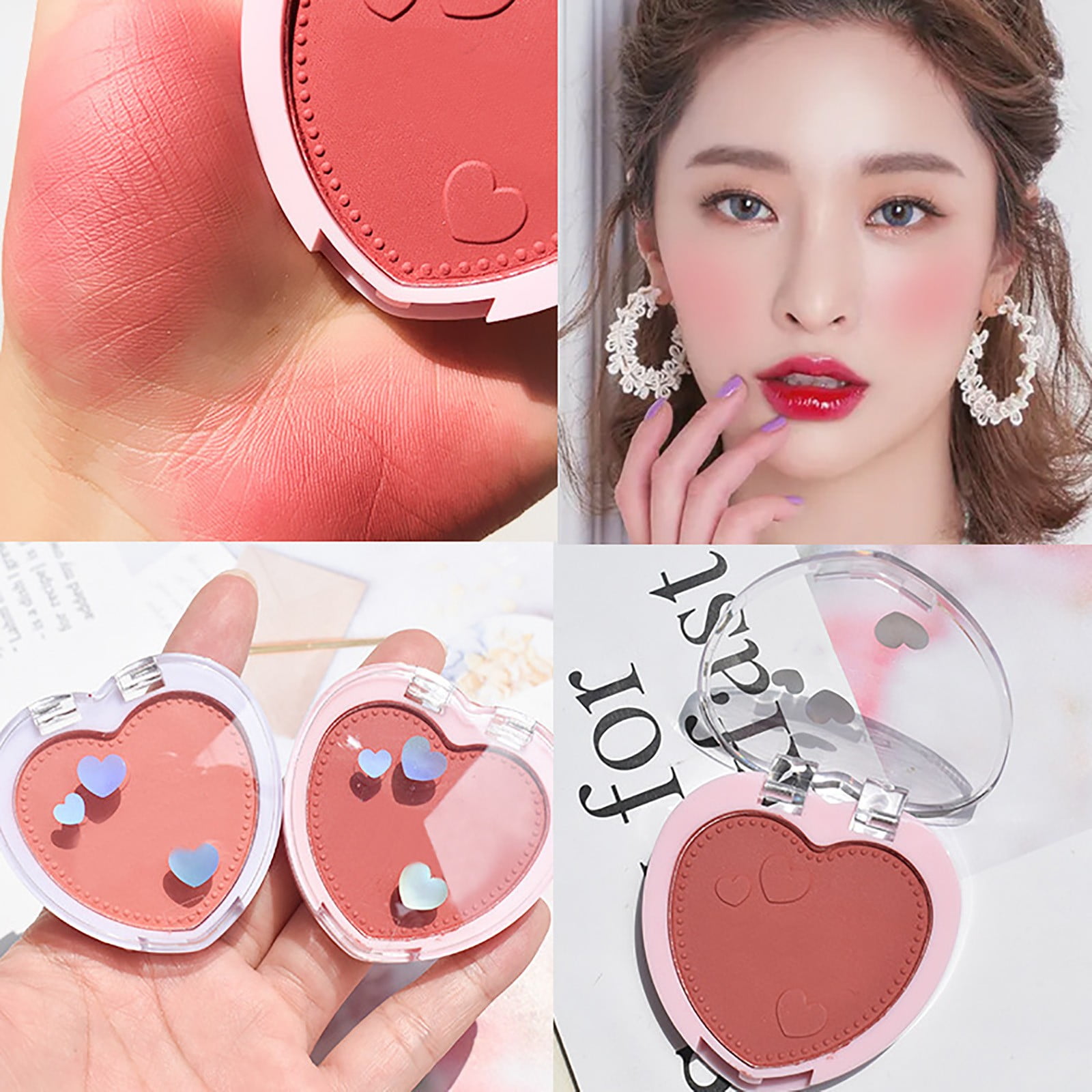 Wangjiaoid Plate Makeup Monochrome Plate Makeup Monochrome Makeup Stick Cute Japanese Makeup