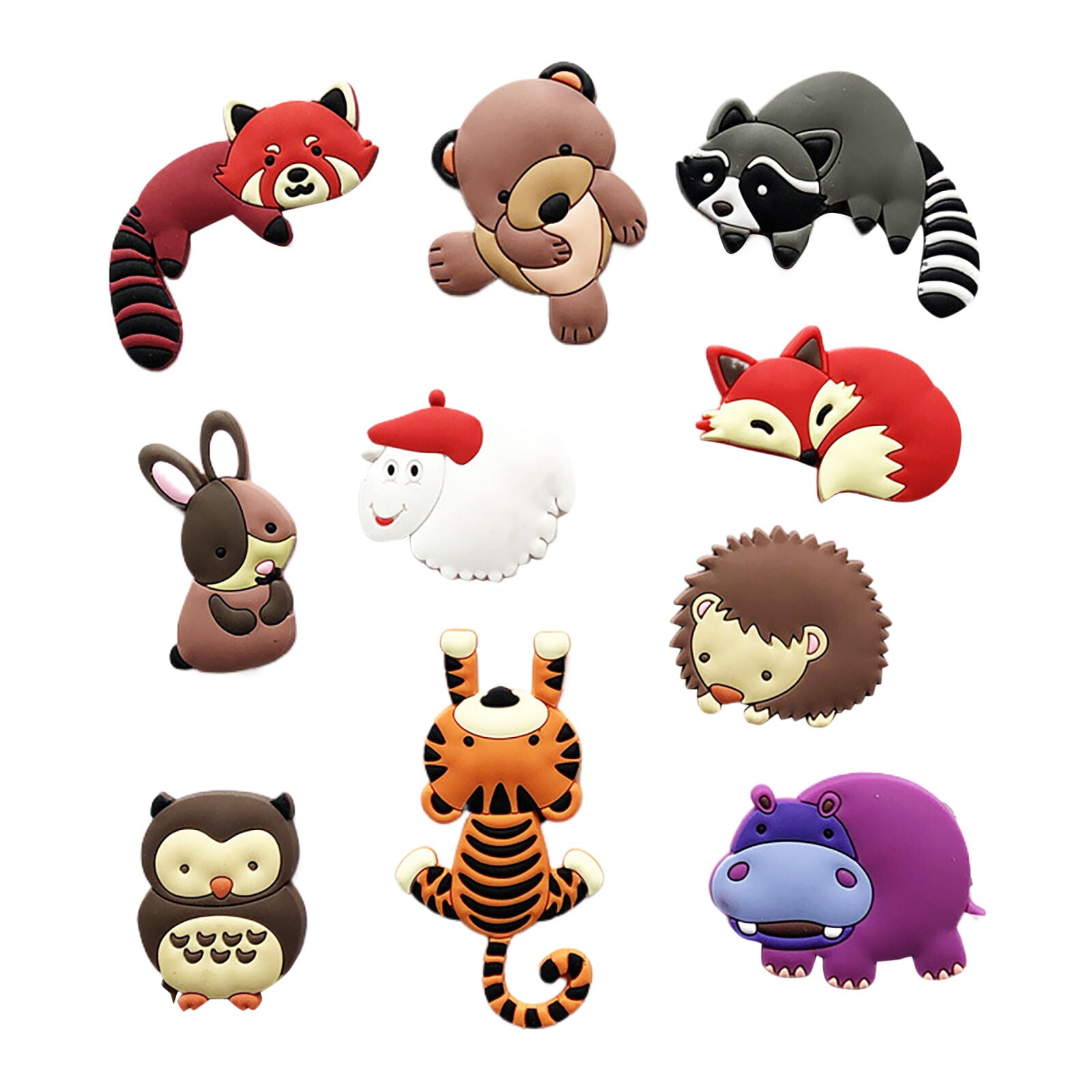WANGJIAOID Refrigerator For Kids Cute Farm Animals Fridge For Toddlers ...