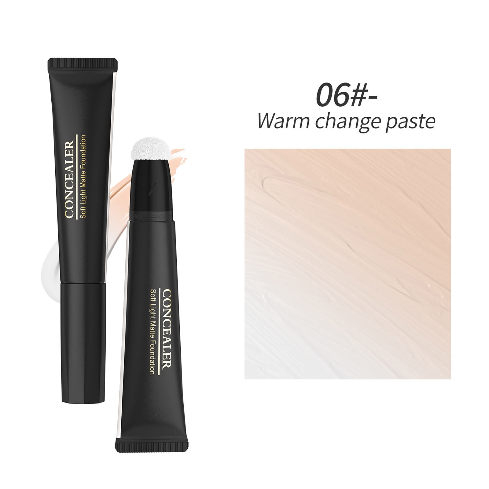 Wangjiaoid Six Color Contouring Liquid Foundation With Sponge