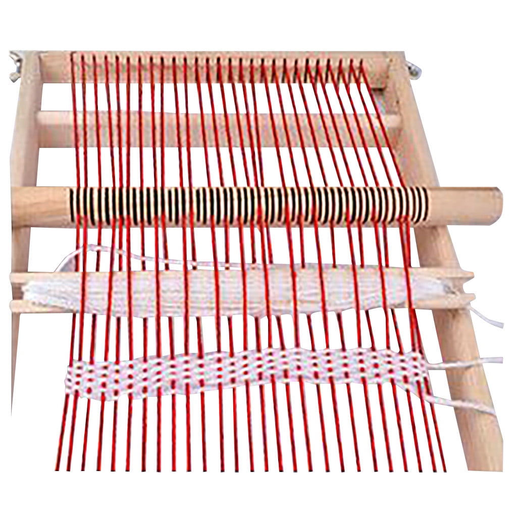 WANGJIAOID Stem Bins for Kids Elm Looms Wooden Tapestry Hand-Knitted Machine DIY Woven Set ...
