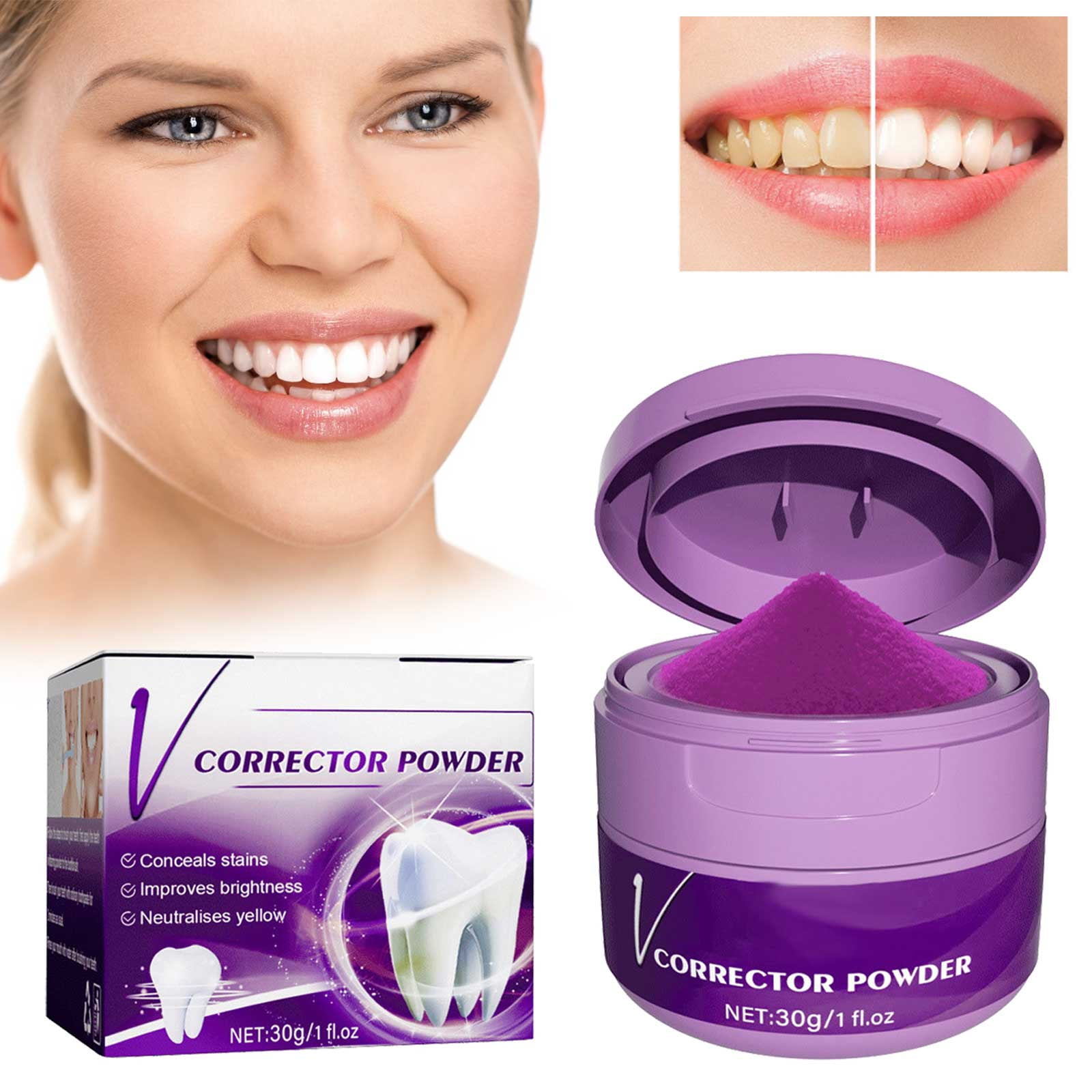WANGJIAOID Tooth Powder Removing Tooth Stains And Tooth Washing Powder ...