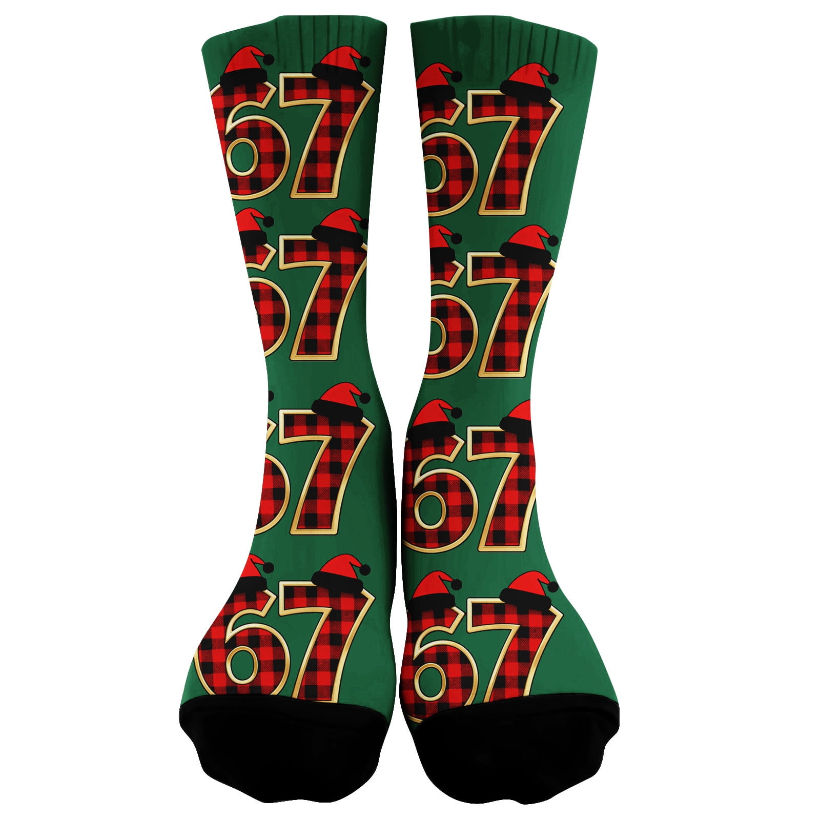WANGJING 67 Socks Meme Six Seven 6 7 Design Funny Sock - Walmart.com