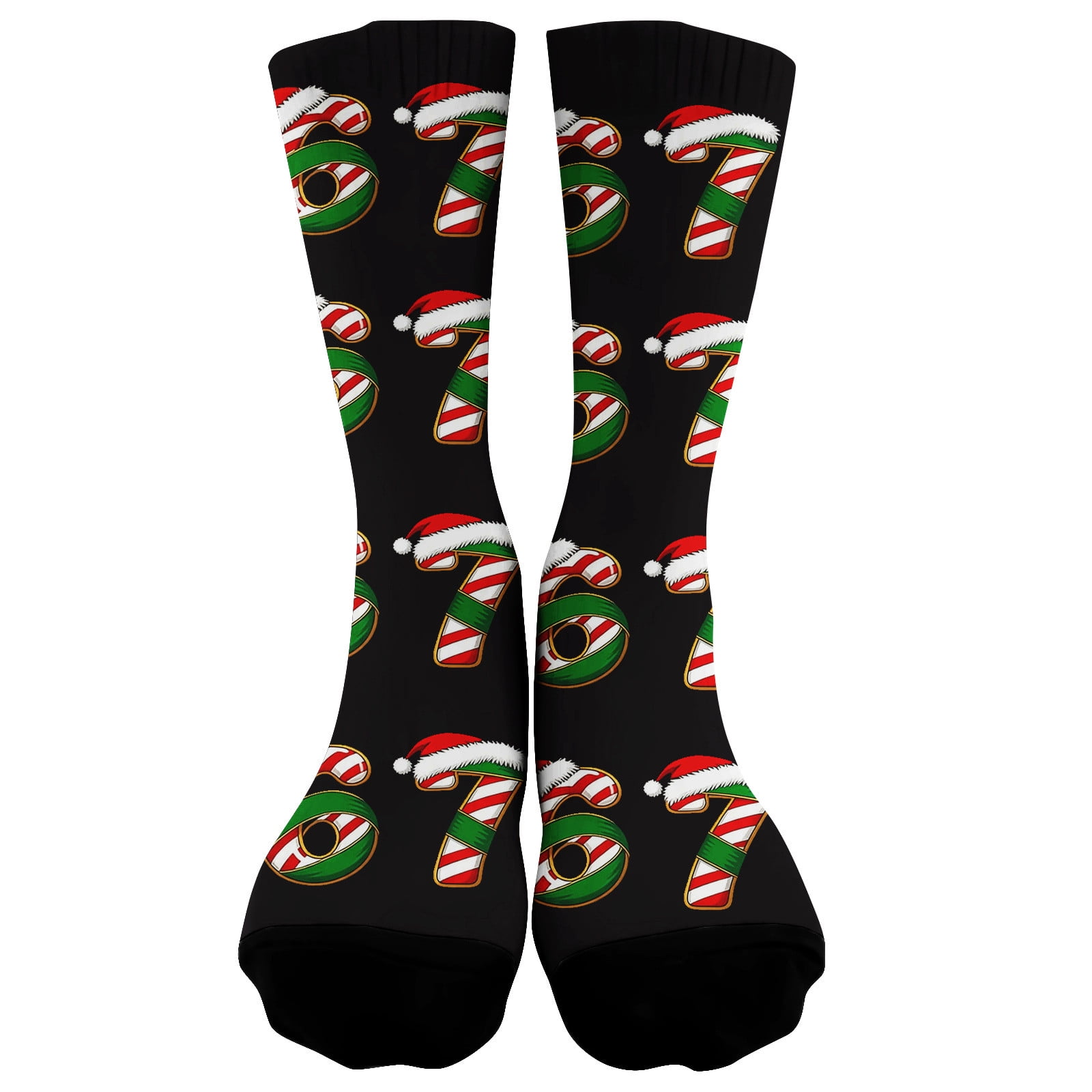WANGJING 67 Socks Meme Six Seven 6 7 Design Funny Sock - Walmart.com