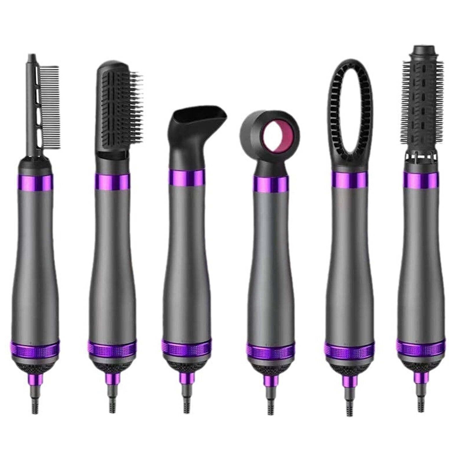 WANGLI 6 in 1 Hair Dryer Brush,Detachable Multi-Head Blow Dryer, 57 No ...