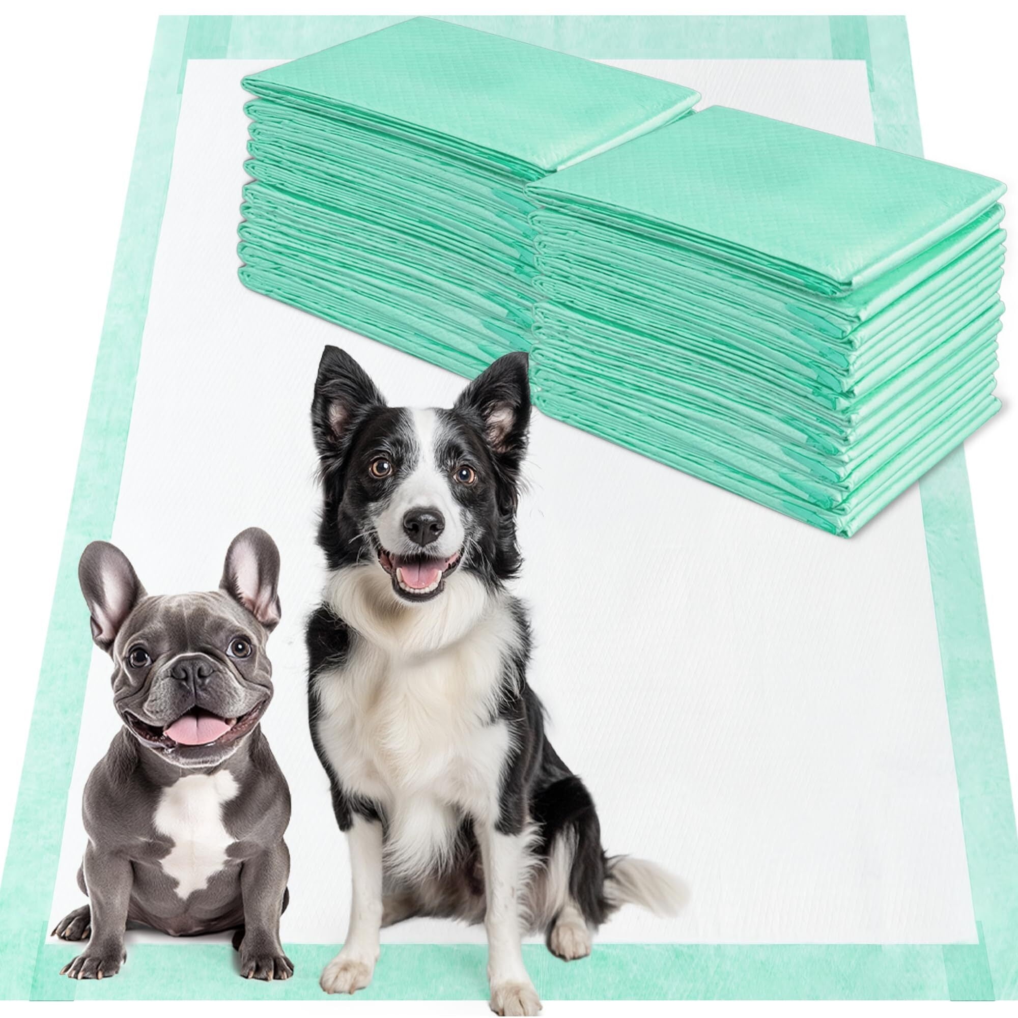 WANGLI Dog Pee Pads Extra Large Disposable Puppy Pads for Potty Training and Whelping, 5 Layers ...