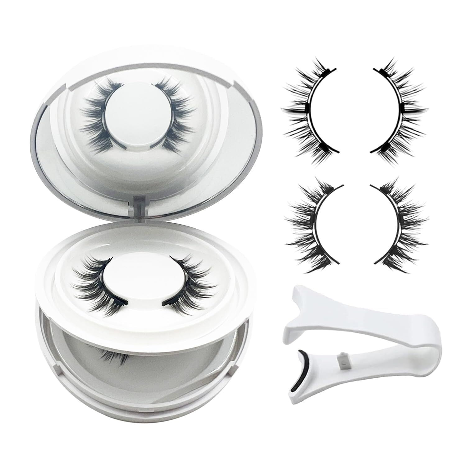 WANGLI Magnetic Eyelashes with applicator, Magnetic Lashes, Magnet ...