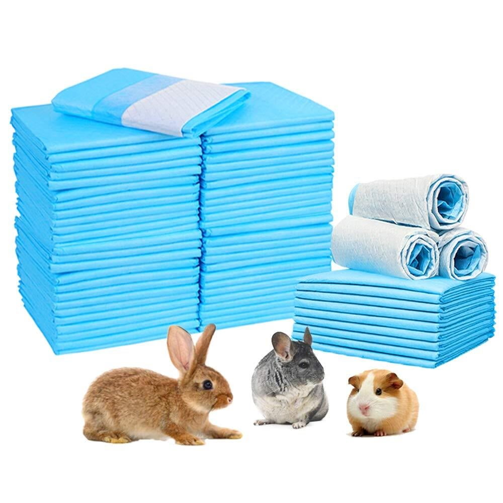 WANGLI Rabbit Pee Pads, Pet Toilet/ Potty Training Pads, Super ...