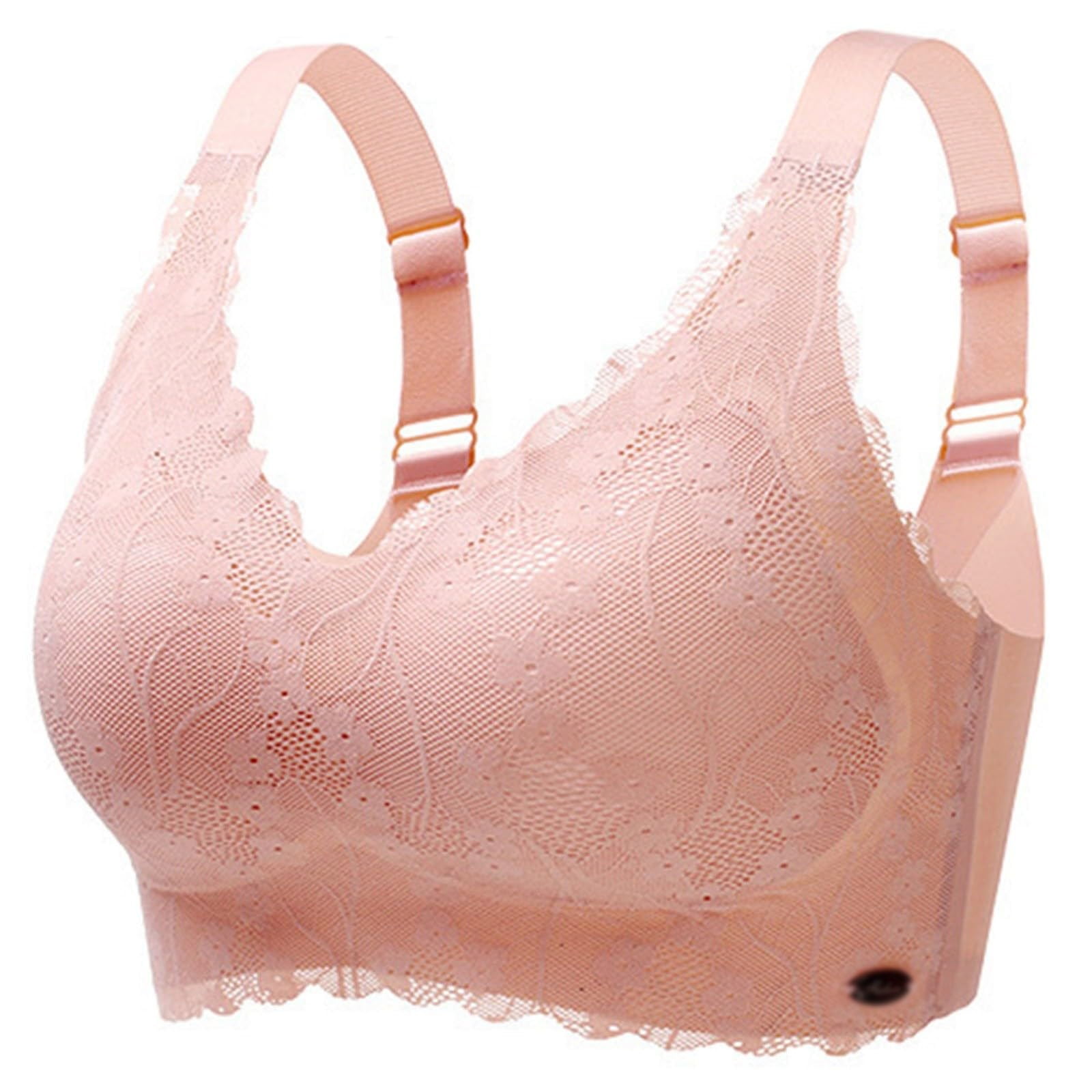 WANGLIOP Bras For Women Lingerie Minimizer Thin Push-Up Solid Color ...
