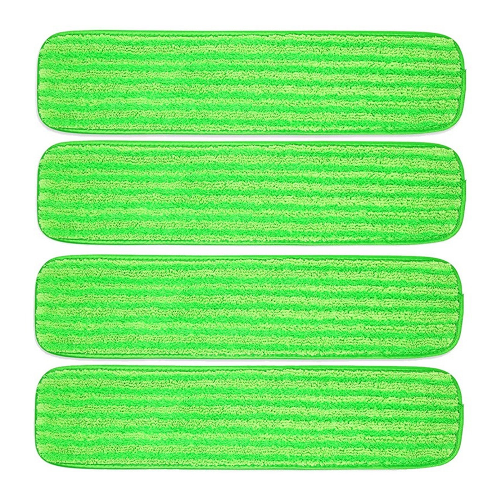 WANGQ 4 Pieces Of Mop Pads, Reusable, Washable Mop Head Replacement Wet ...