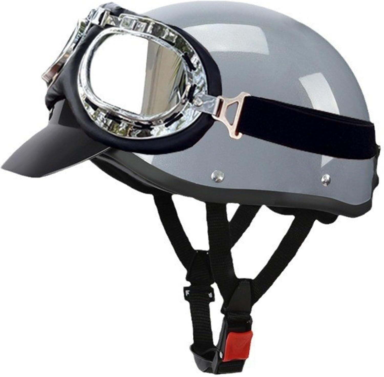 WANGQIANG Baseball Cap Helmet Electric Moped Riding Helmet, DOT ...