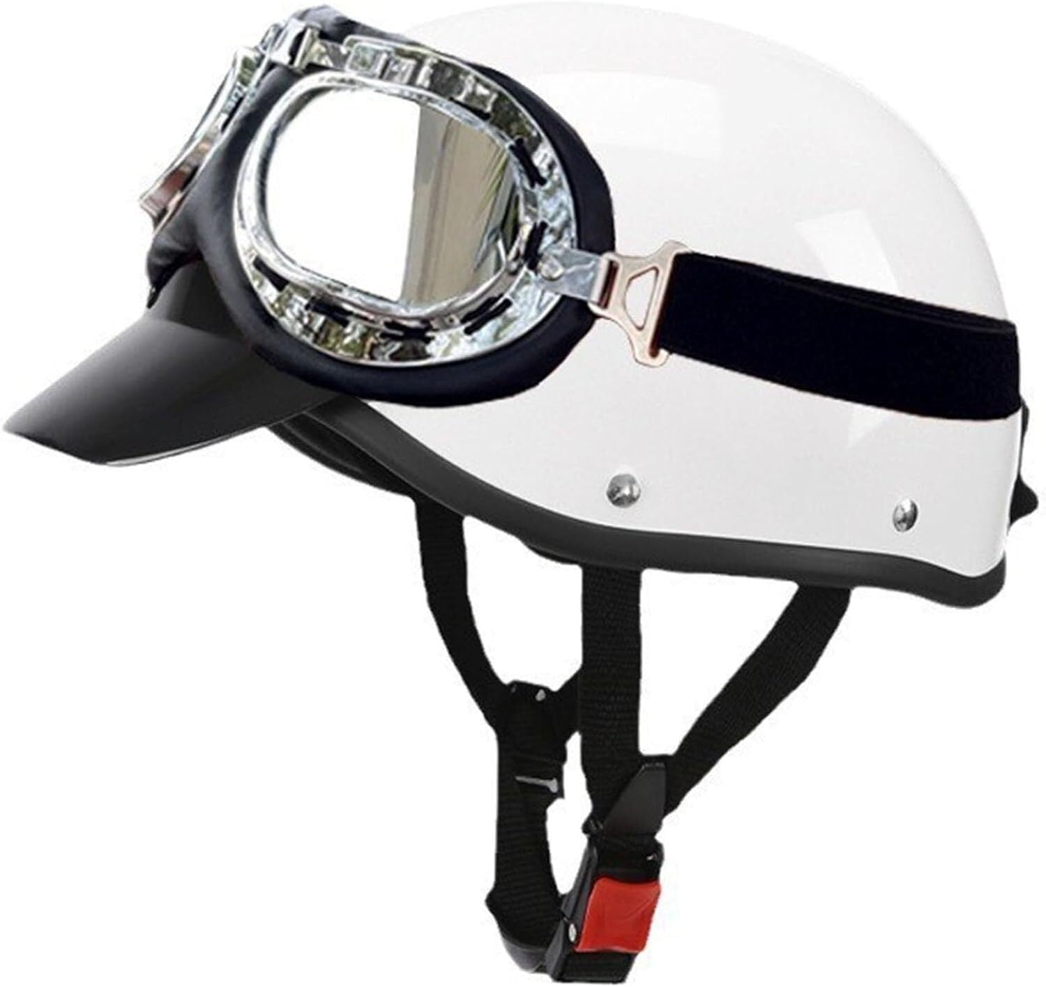 WANGQIANG Baseball Cap Helmet Electric Moped Riding Helmet, DOT ...