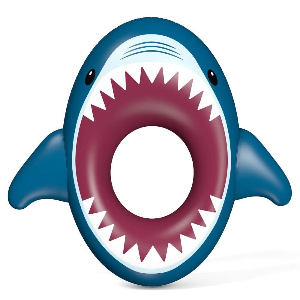 WANGQIANG Inflatable Shark Pool Float Shark Floaties Water Fun Summer ...