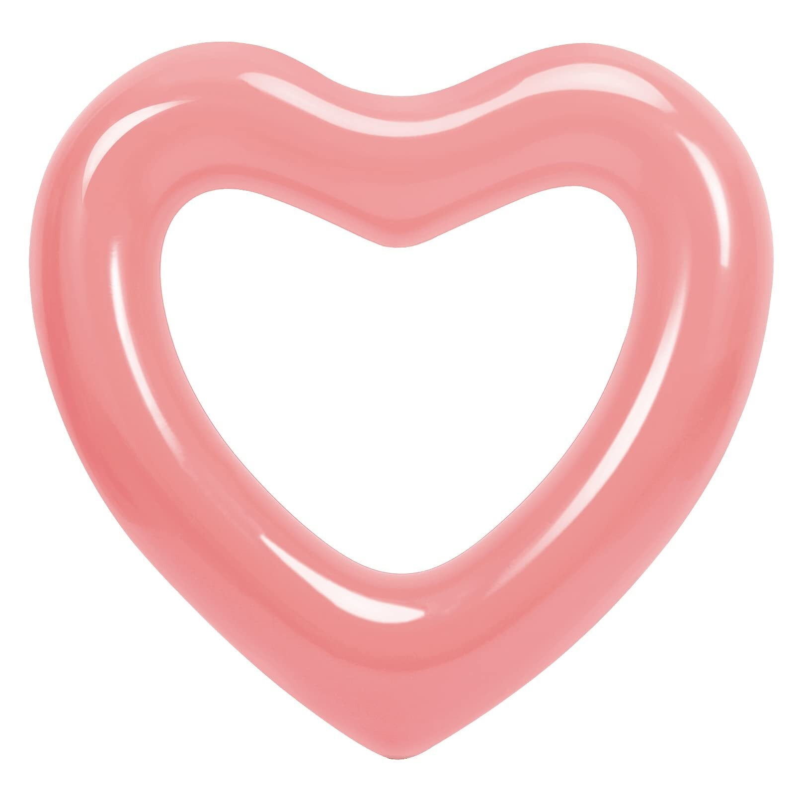 WANGQIANG Pool Floats, Adult Size Heart Inflatable Pool Floatie for ...