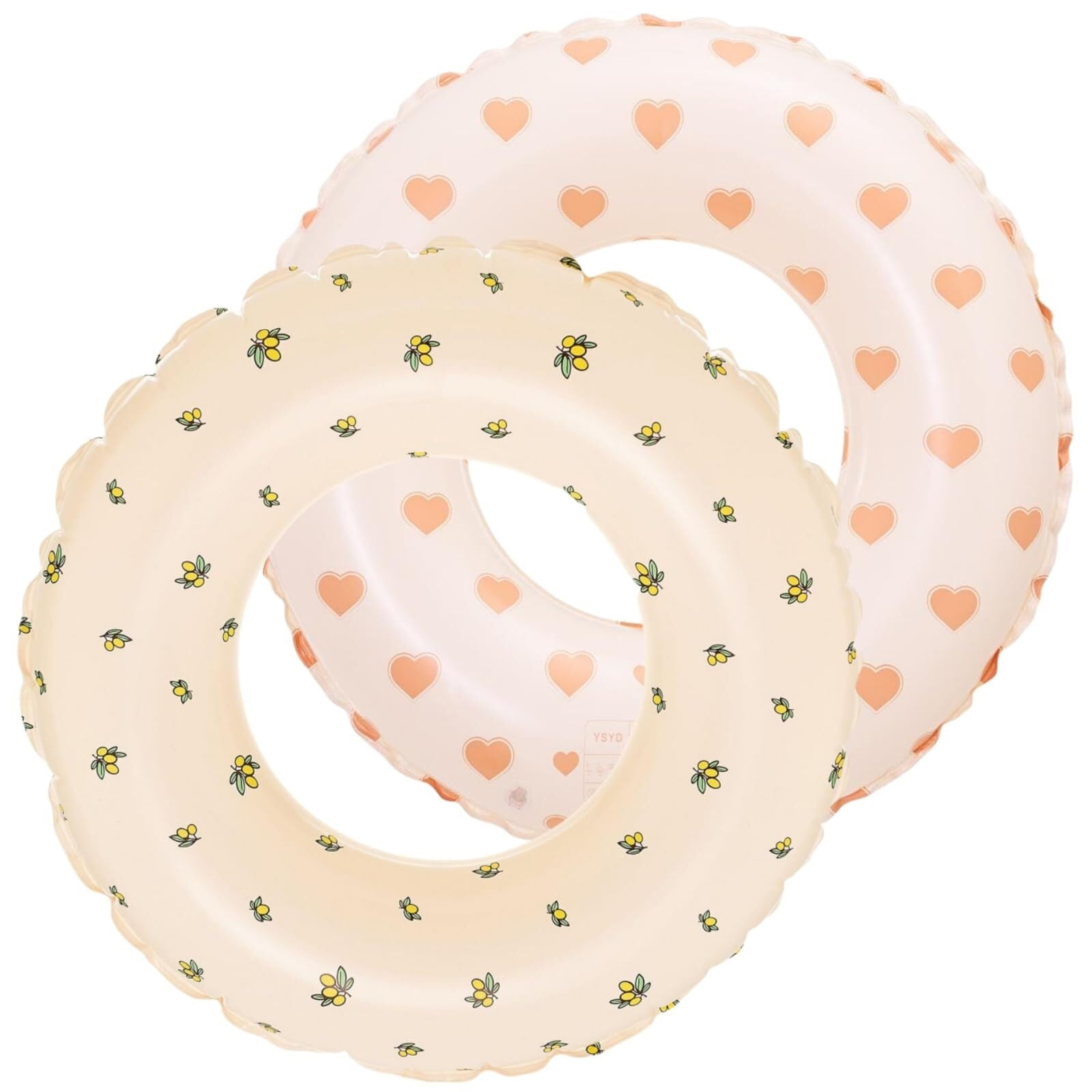 WANGQIANG Pool Floats Swimming Rings for Kids, Age 5-10 Inflatable Swim ...