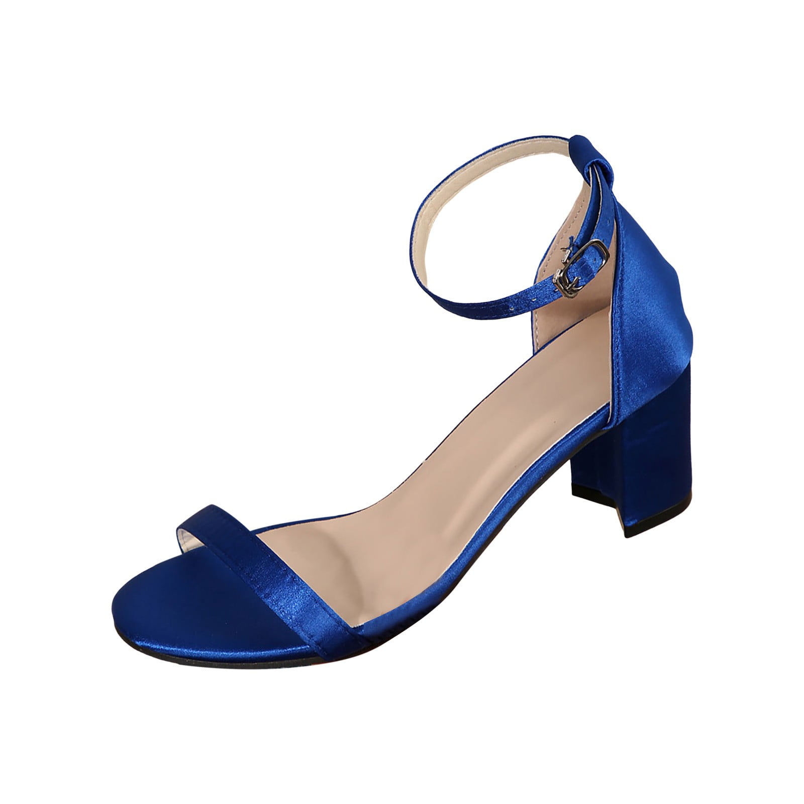 WANGWEIOP Sandals for Women Wedge Platform Shoes Block Heel One-Strap ...