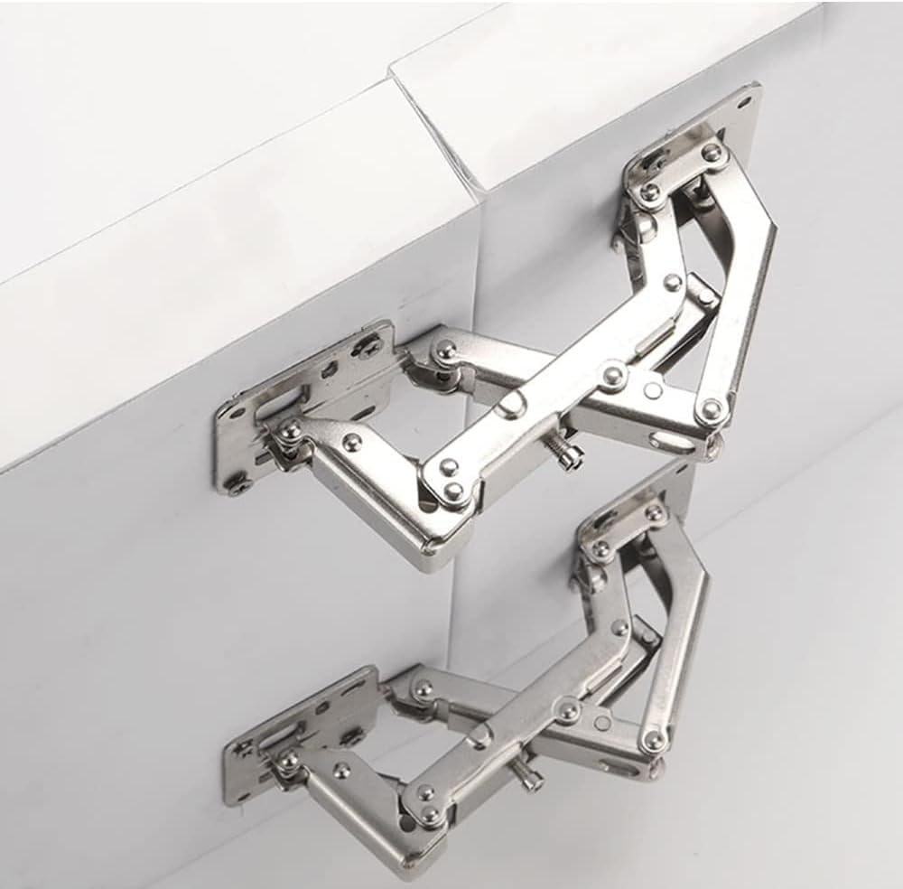 WANLIAN 170 Degree Hinges Frameless Cabinet Door Hinges Hidden Hydraulic Adjustable Mounting ...