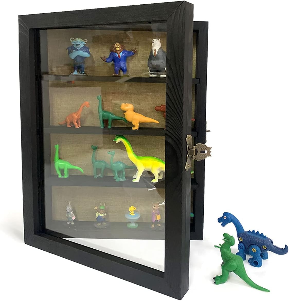 WANLIAN Large Shadow Box with Shelves, 11x16 Wooden Shadow Box Display ...