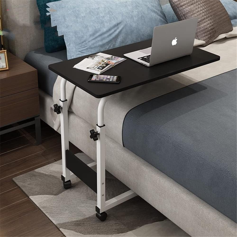 WANLIAN Rolling Laptop Table Lap Desk for Laptop Rolling Cart Tilting ...