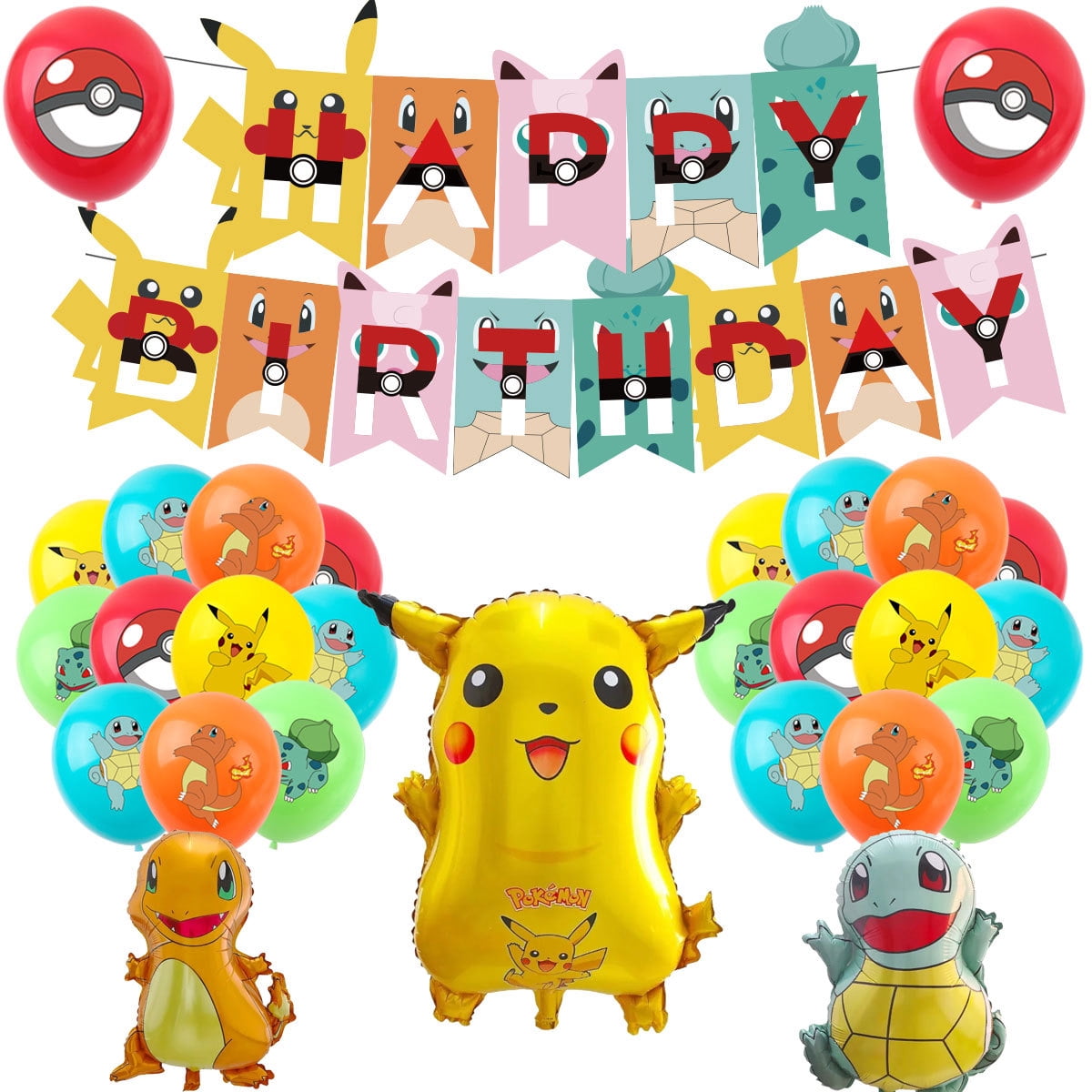 WANNGWEE Cute Cartoon Birthday Party Supplies, Cartoons Theme Party ...